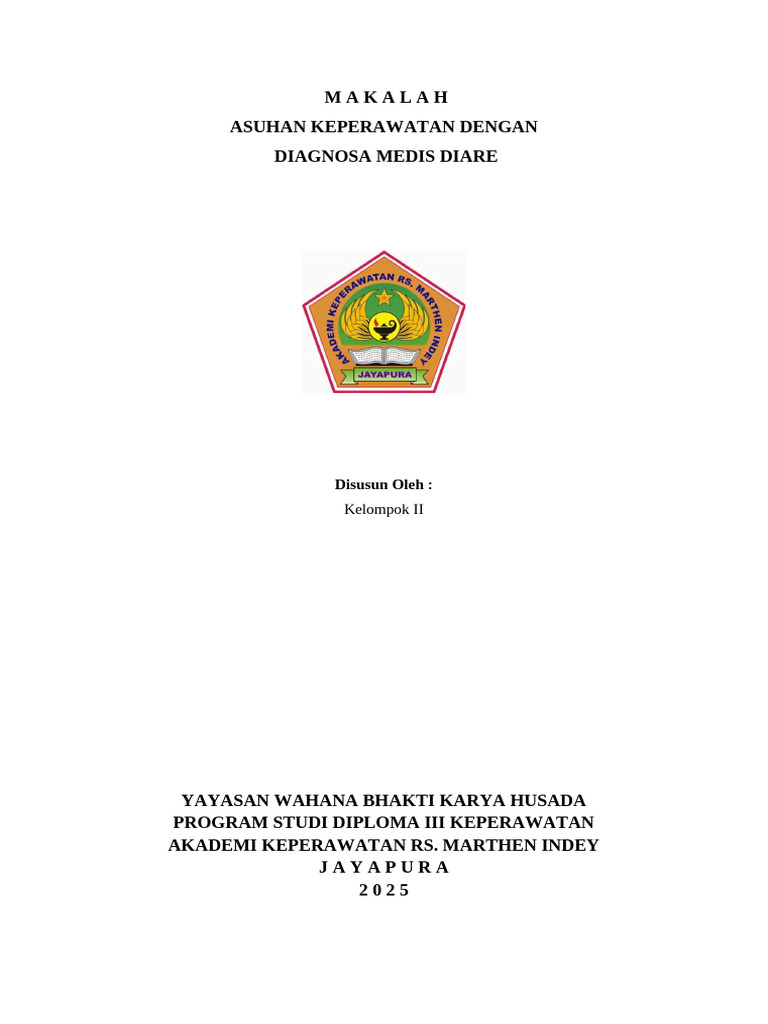 Asuhan Keperawatan Diare Tn.W | PDF
