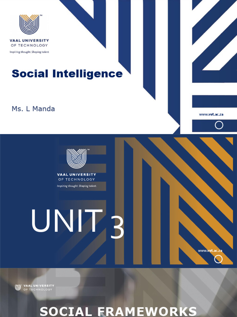 Social Intelligence Unit 3 | PDF | Science | Social Sciences