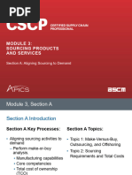 APICS CSCP - 2024 - Module 1 | PDF | Forecasting | Supply Chain