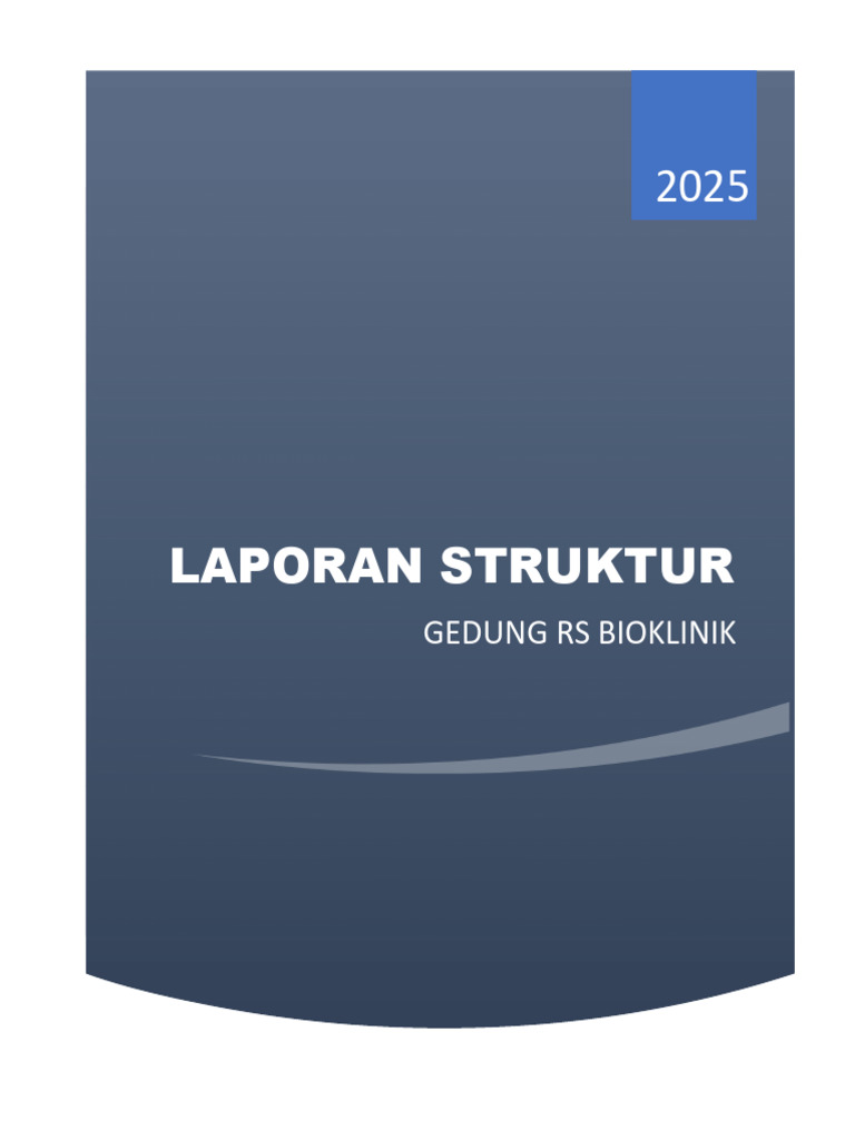 Laporan Perencanaan Struktur RS Bioklinik | PDF
