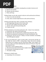 Answer Key NAFS Science Worksheet 1 | PDF | Cell (Biology) | Human Body