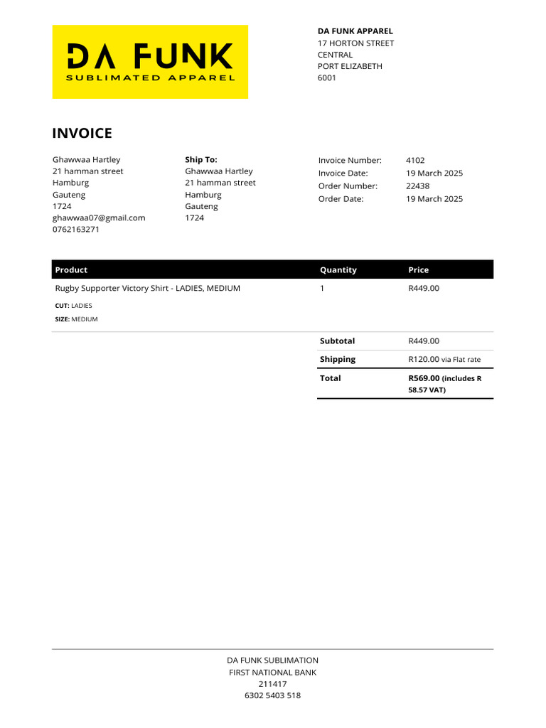 Invoice 4102 | PDF