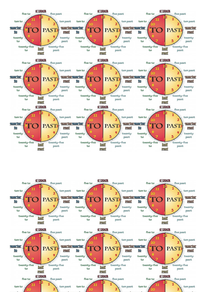 Telling The Time | PDF