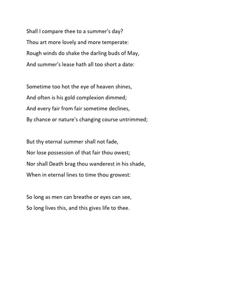 Sonnet | PDF