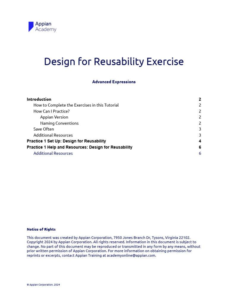 Design For Reusability Exercise | PDF | Information Technology | Computing