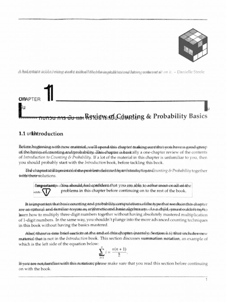 Pages From 7. Intermediate Counting and Probability | PDF