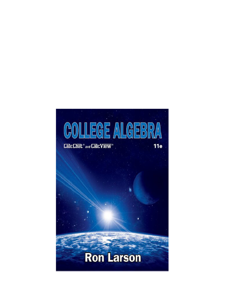 College Algebra, 11e 11th Edition Ron Larson - Ebook PDF Download | PDF ...