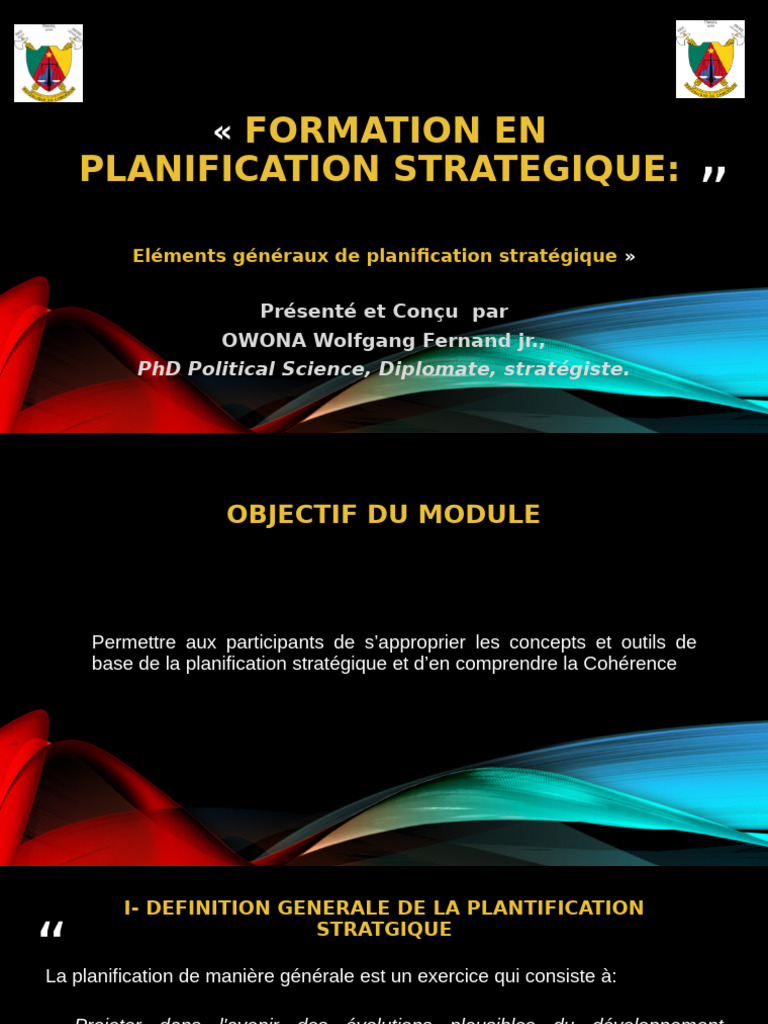 Formation en Planification Strategique | PDF | Planification