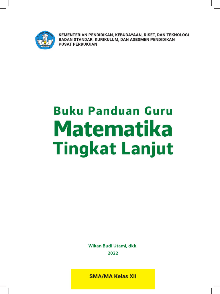 Matematika Lanjut BG KLS XII | PDF