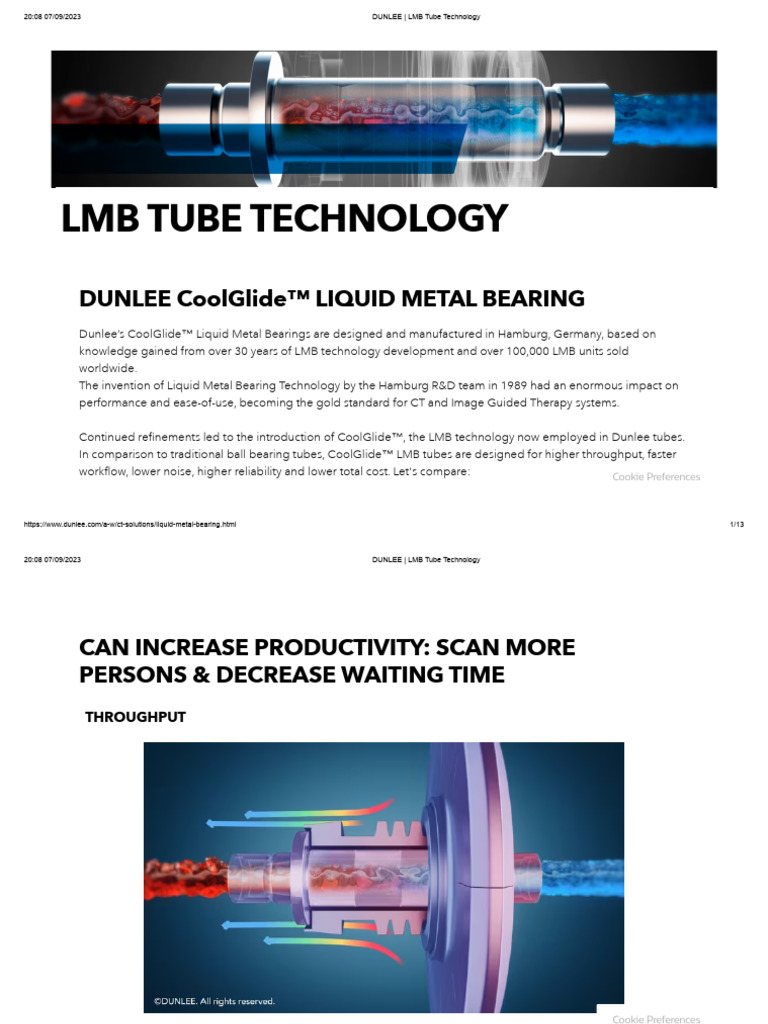 03. DUNLEE _ LMB Tube Technology | PDF | Bearing (Mechanical) | X Ray