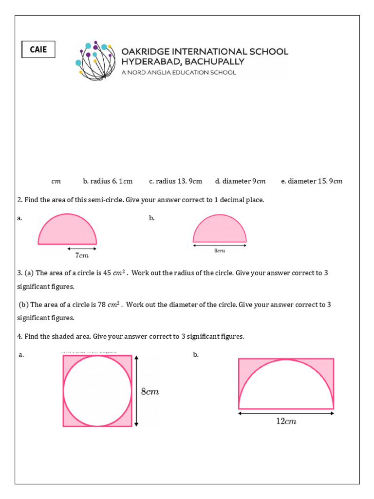 Grade-8 Checkpoint Revision Worksheet - 26-03-2025 | PDF | Area | Triangle
