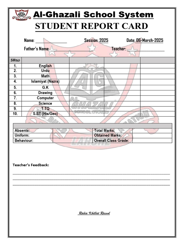 Student Report | PDF