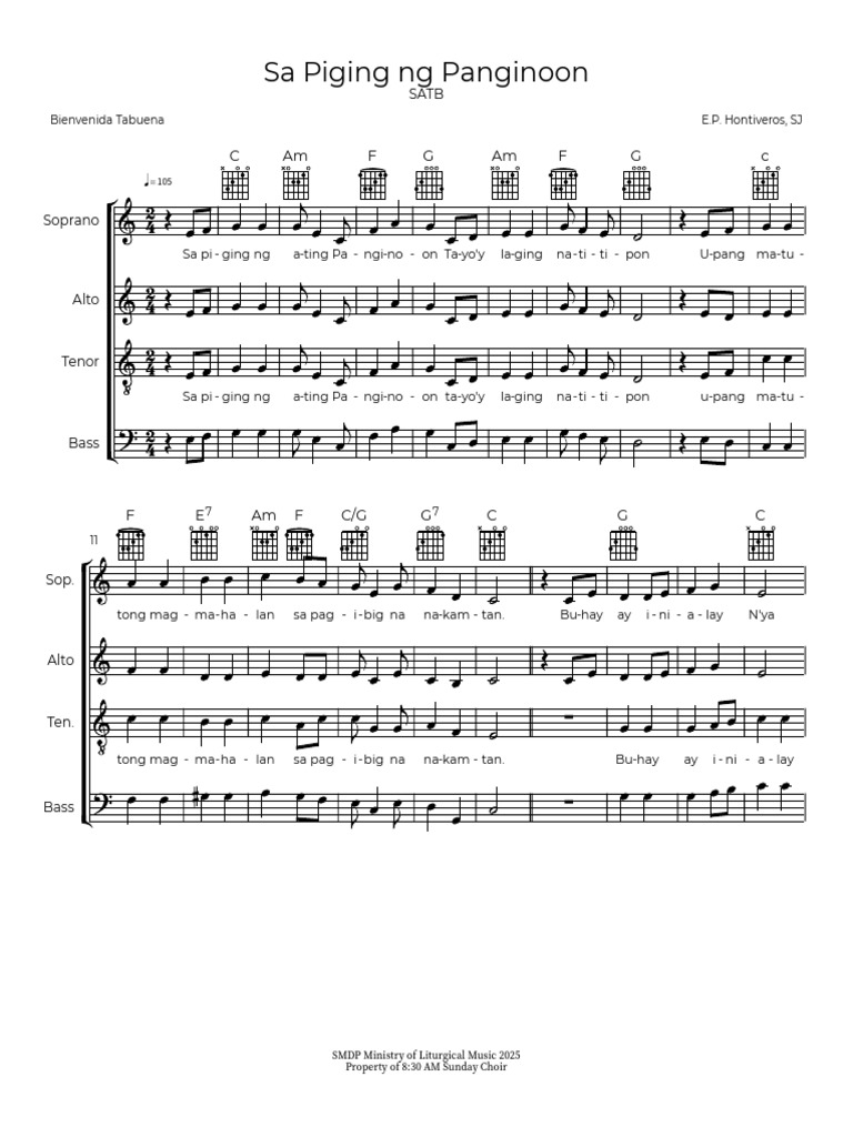 Sa Piging ng Panginoon-2 | PDF