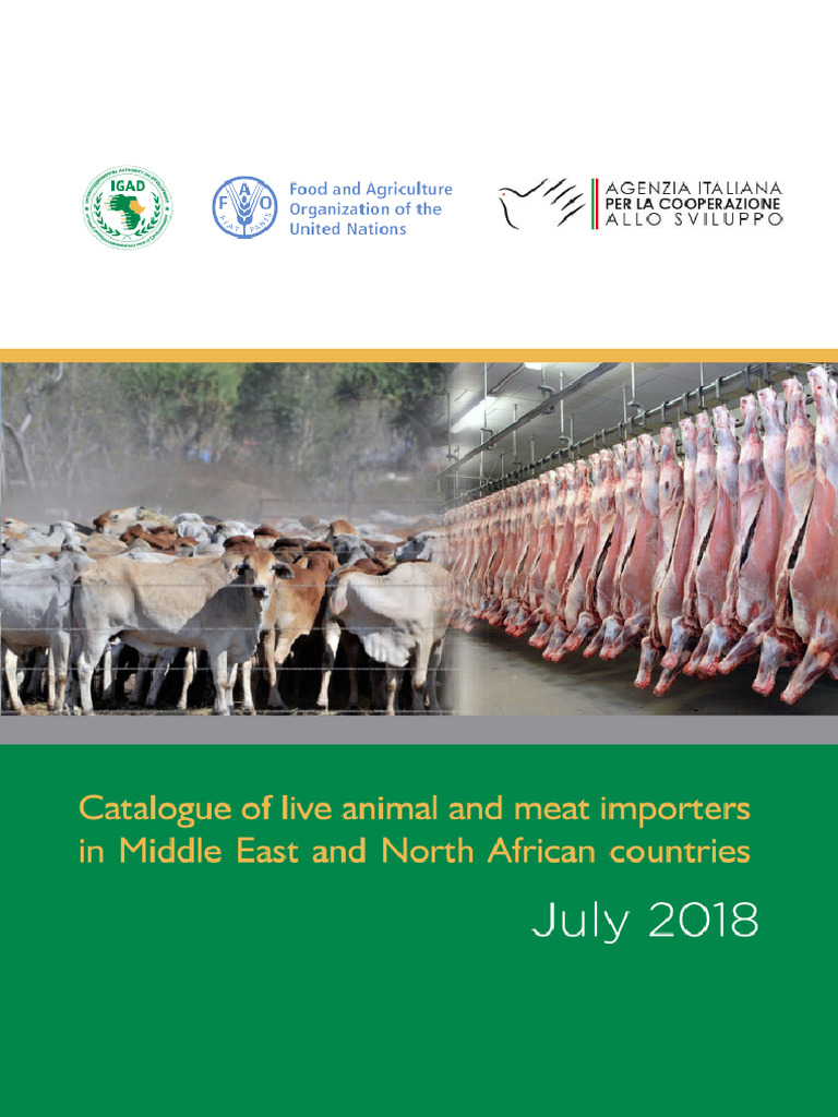 Catalogue of Live Animal and Meat Importers in MENA | PDF