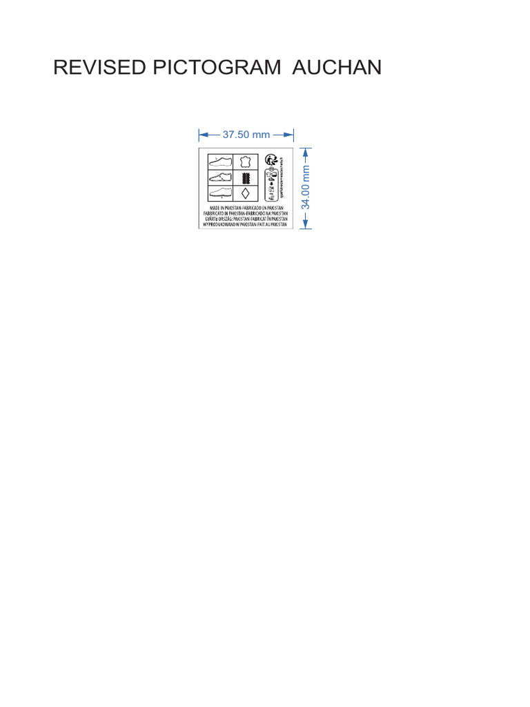 Revised Pictogram Auchan | PDF