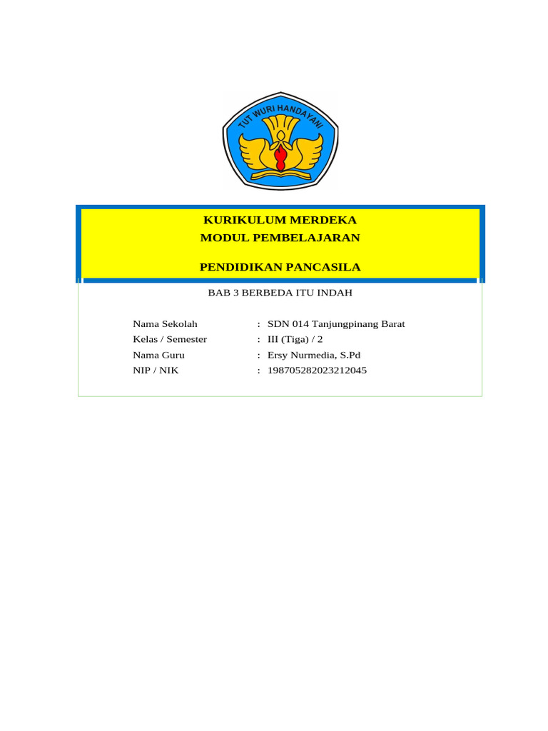 Modul Ajar Supervisi | PDF