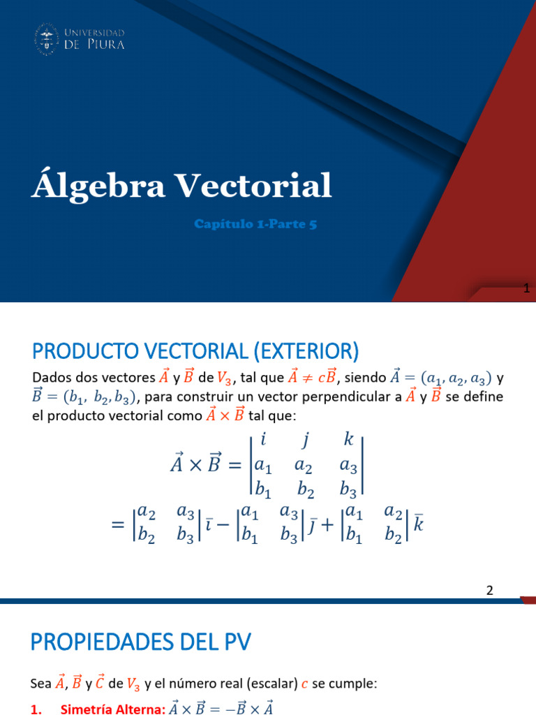 Algebra Vectorial P5.0 | PDF | Vector Euclidiano | Espacio vectorial