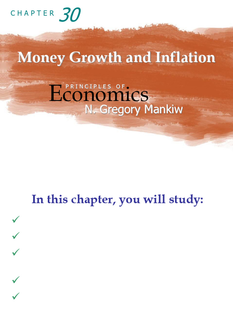 Lec6 - Chap30 - Money Growth and Inflation | PDF | Inflation | Quantity ...