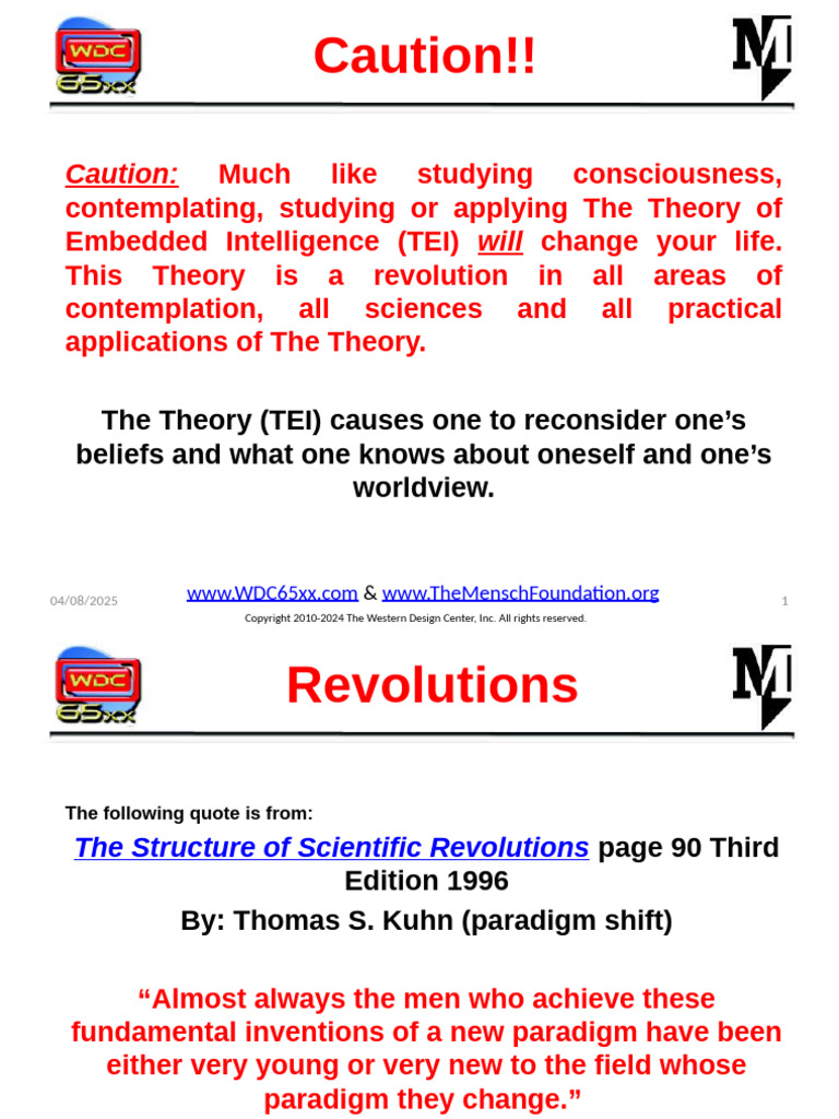 Theory of Embedded Intelligence by Bill Mensch 2024 09 02 | PDF ...