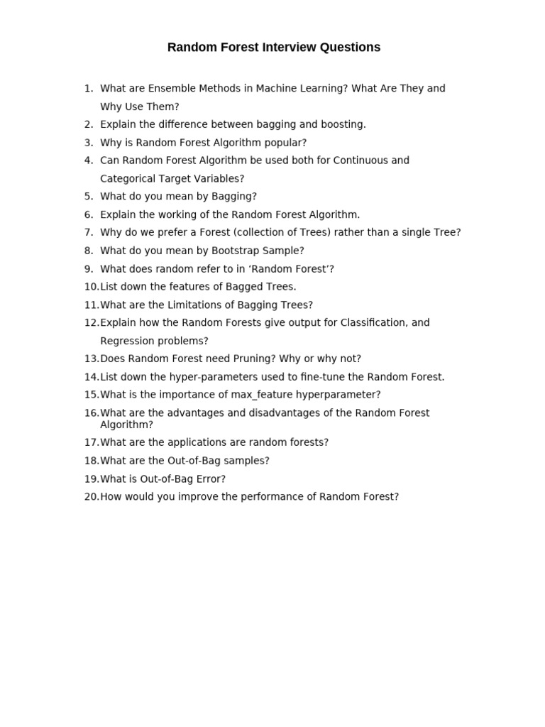 Assignment-17 (Random Forest) | PDF