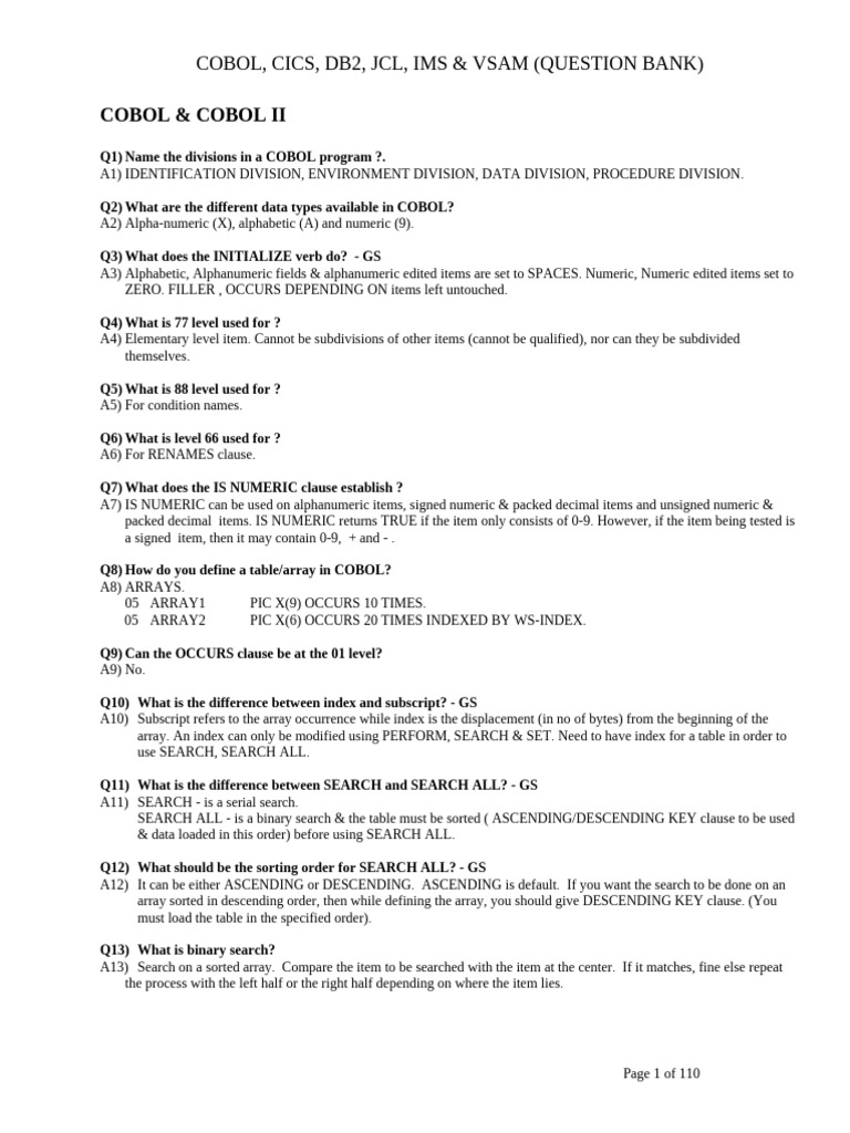 Mainframeq A | PDF | Binary Coded Decimal | Computing