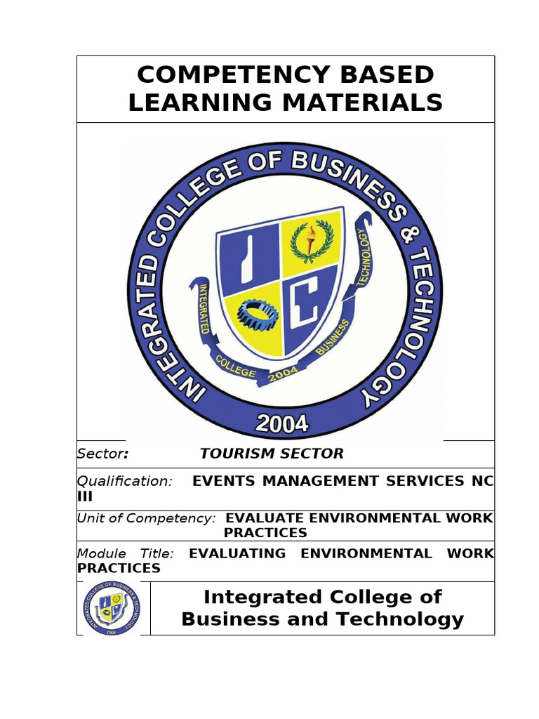 Evaluate Environmental Work Practices | PDF | Habitat Destruction ...