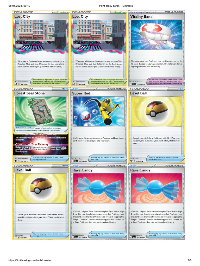 Cards Needed | PDF