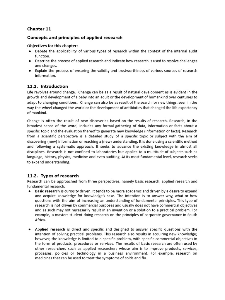 Applied Research.docx | PDF | Validity (Statistics) | Sampling (Statistics)