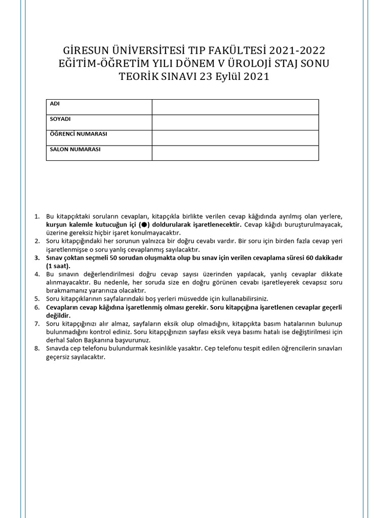 2021-22 staj 1 soru | PDF