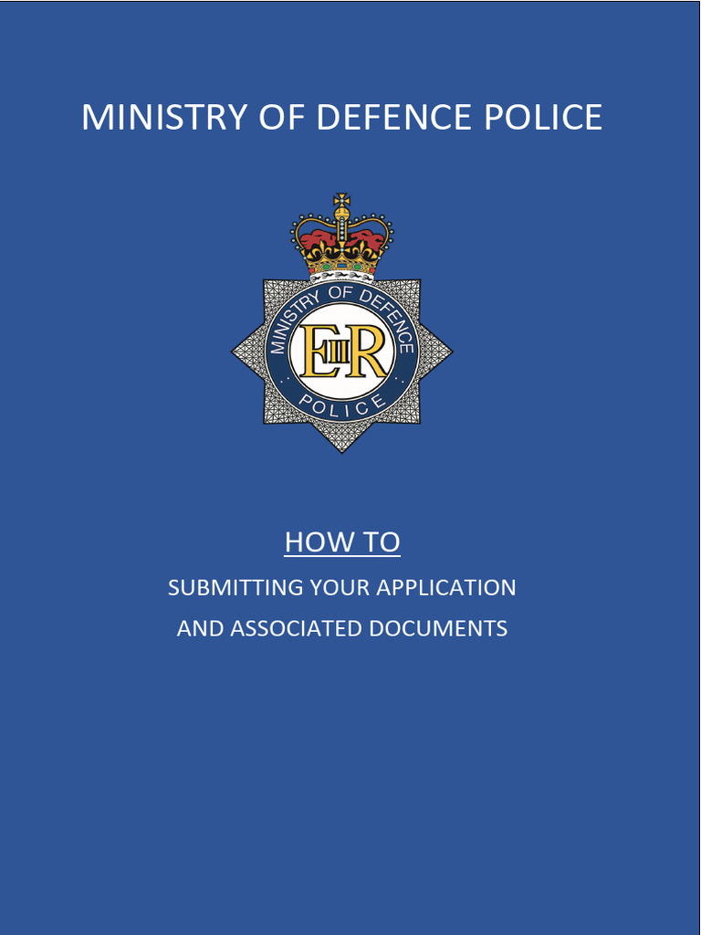 MDP Application Submission Guide | PDF