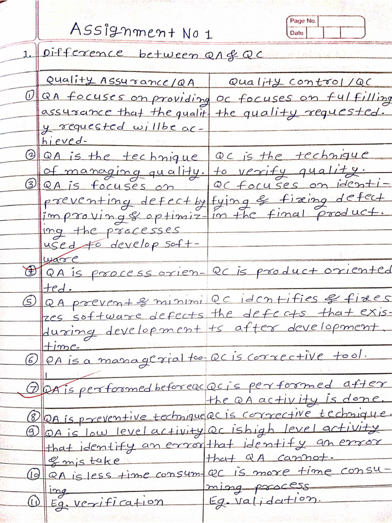 STQA Assignment 1 | PDF