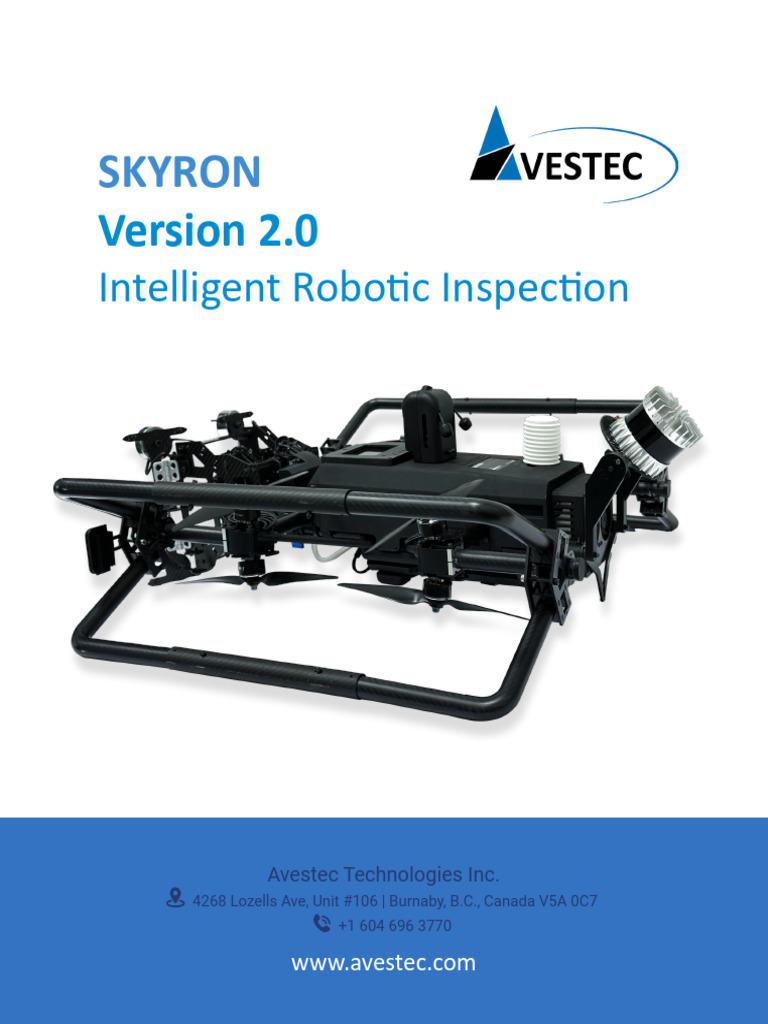 SKYRON V2.0 Catalogue 2024 | PDF | Lidar | Robot