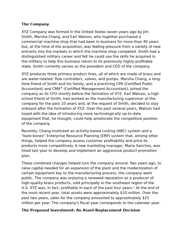 Capital Budgeting Case Study | PDF | Depreciation | Net Present Value