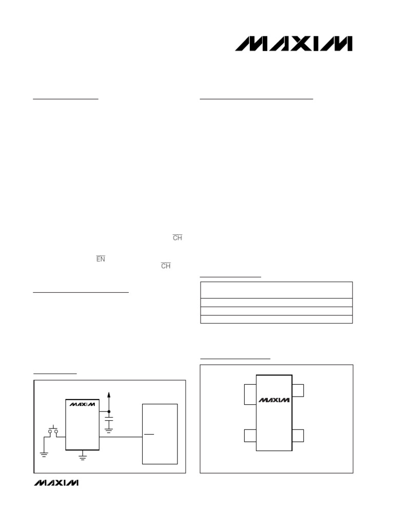 MAX6816 鍵盤輸入去抖動電路 | PDF | Electrostatic Discharge | Logic Gate