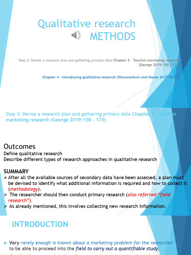 Learning Unit 4 Slide 1-9 With Audio | PDF | Focus Group | Qualitative Research