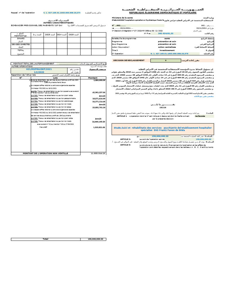 Decis Reclassement | PDF