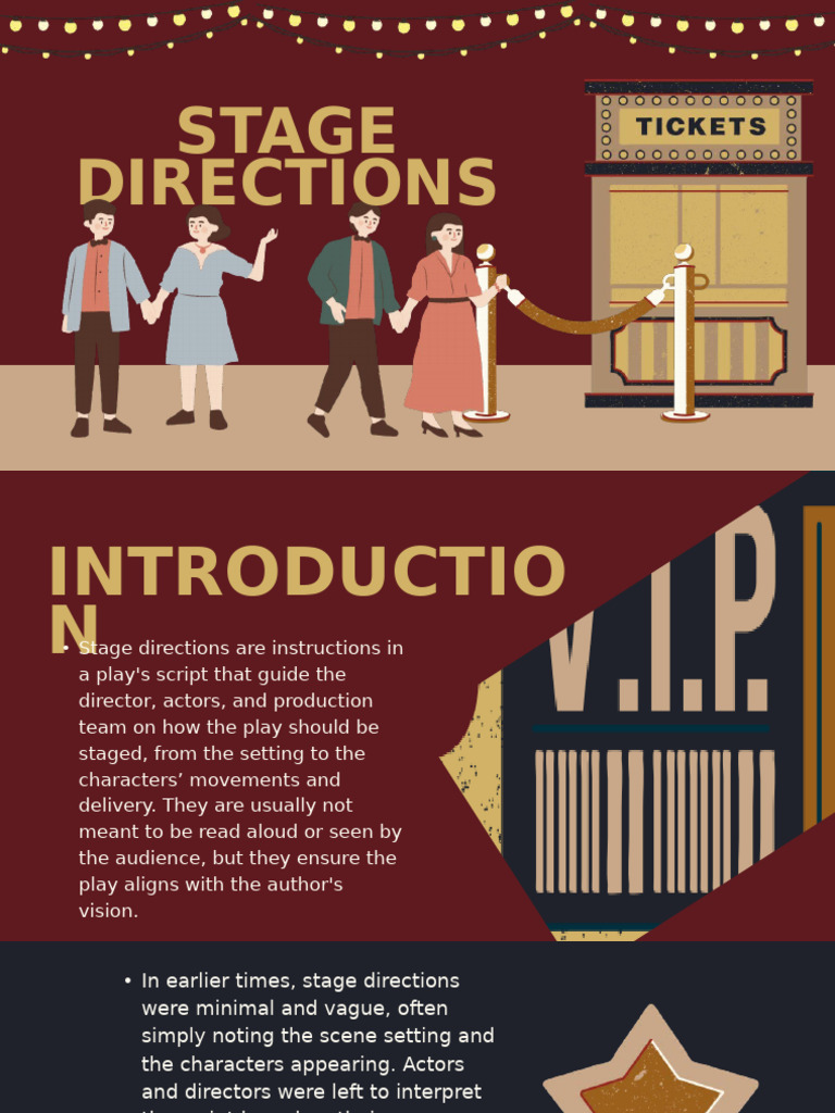 Stage Directions | PDF
