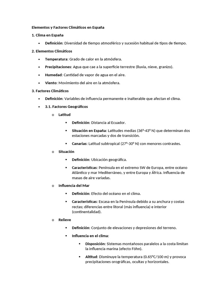 Geografia El Clima | PDF | Clima | Herida