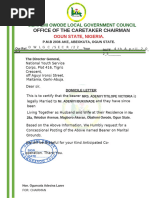 NYSC Medical Fitness Certificate Sample | PDF | Self-Improvement