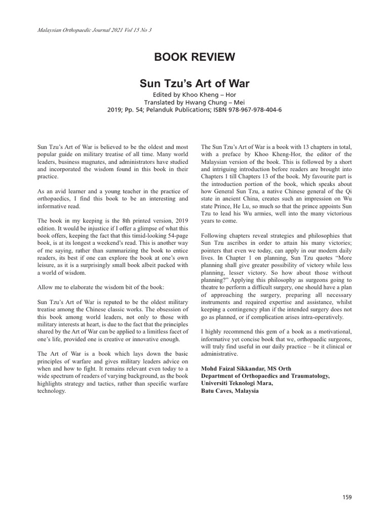 Sun Tzu Art War | PDF | The Art Of War