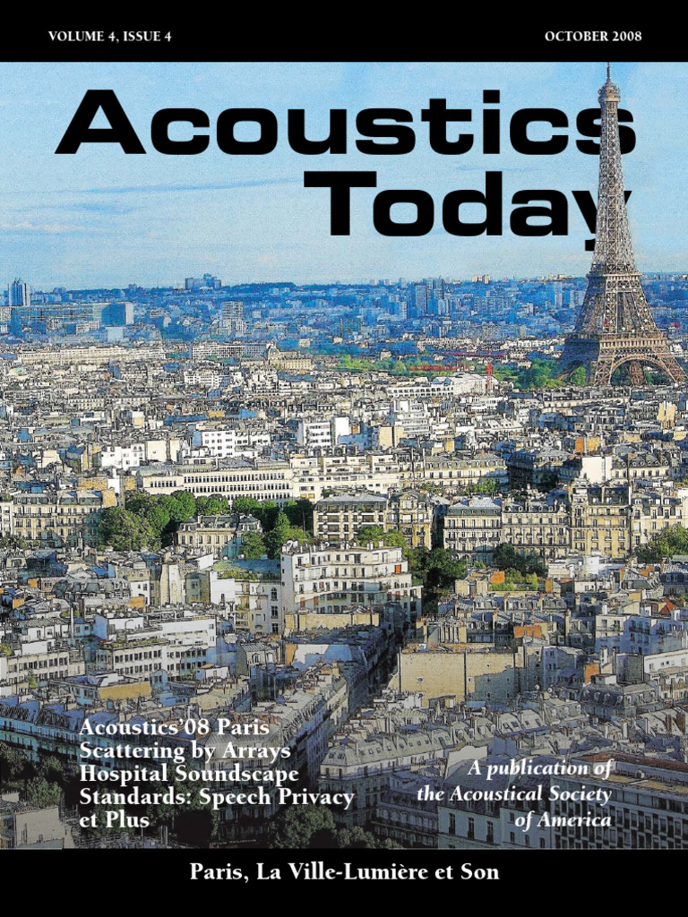 Paris Acoustic Soundscape | PDF | Sound | Scattering
