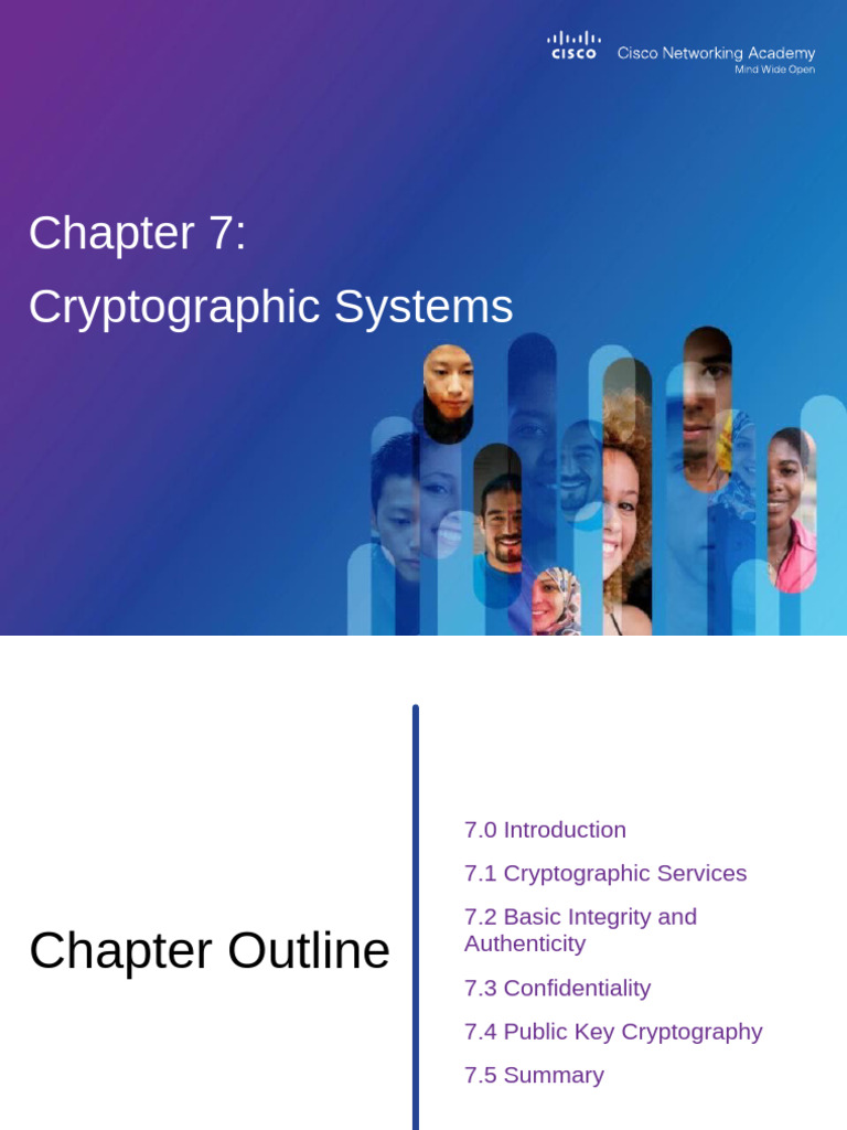 CCNASv2 InstructorPPT CH7 | PDF | Public Key Cryptography | Cryptography
