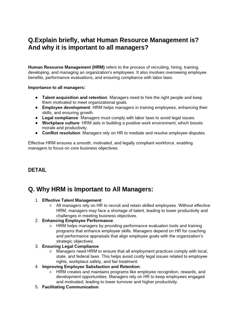 HRM CHP 1_ HR (1) | PDF | Human Resource Management | Human Resources
