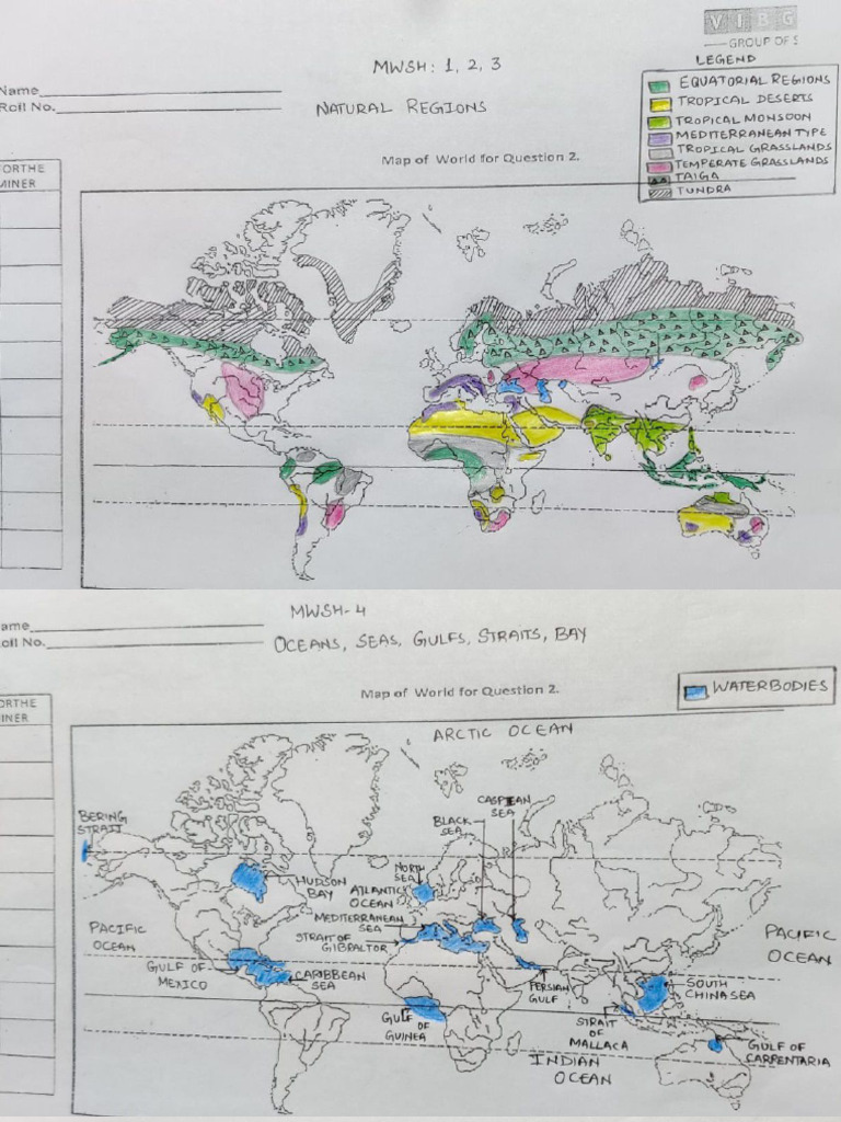 World Maps - From 1 To 7 | PDF