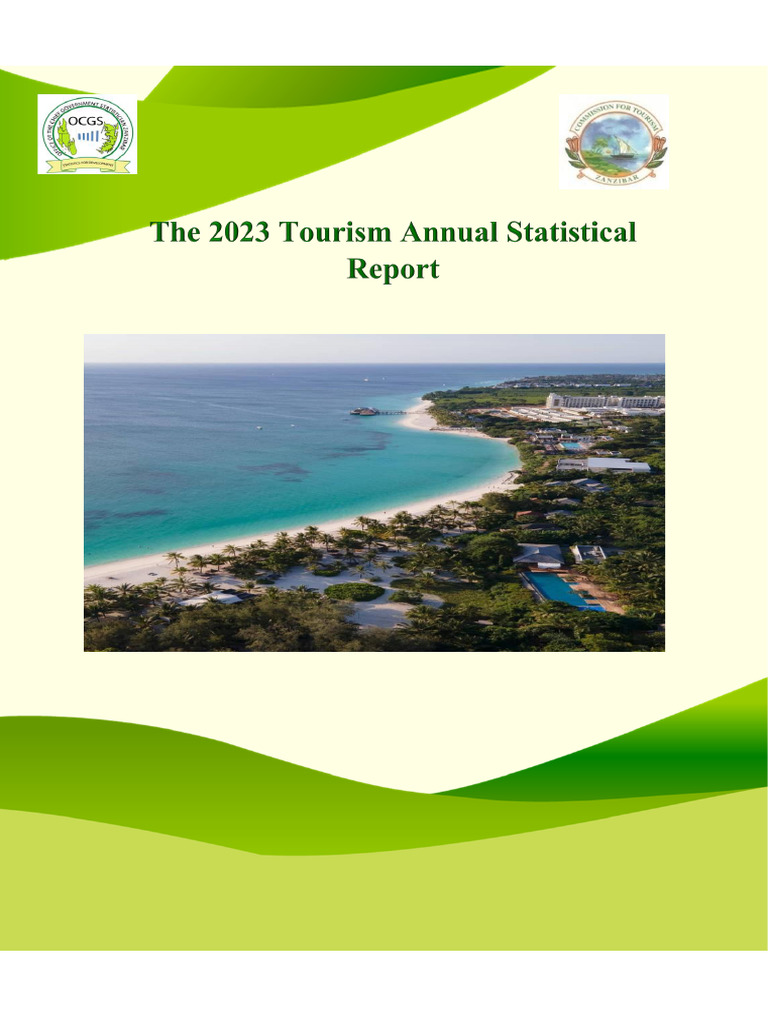 Zanzibar Annual Tourism Statistics 2023 | PDF | Tourism