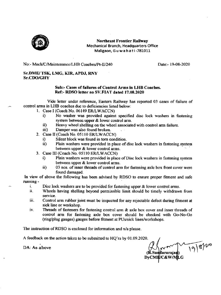 Control Arm Failure | PDF