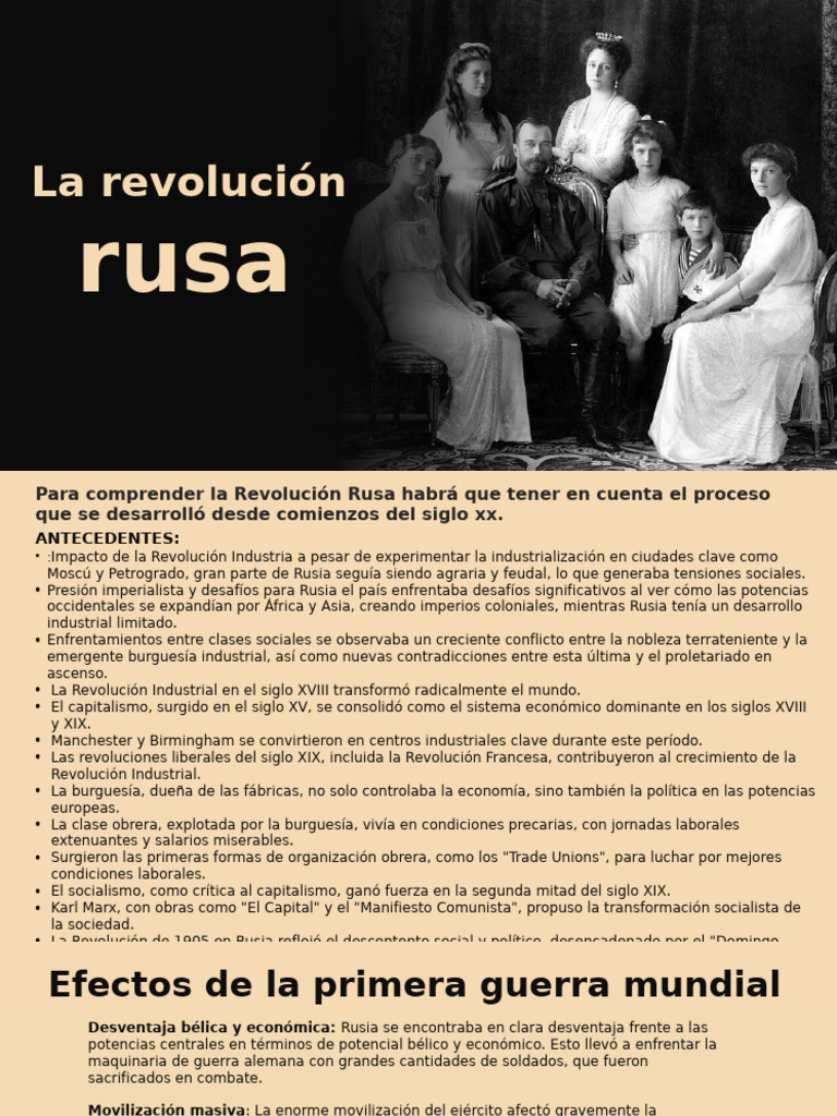 Revolucion Rusa | PDF | Bolcheviques | Vladimir Lenin