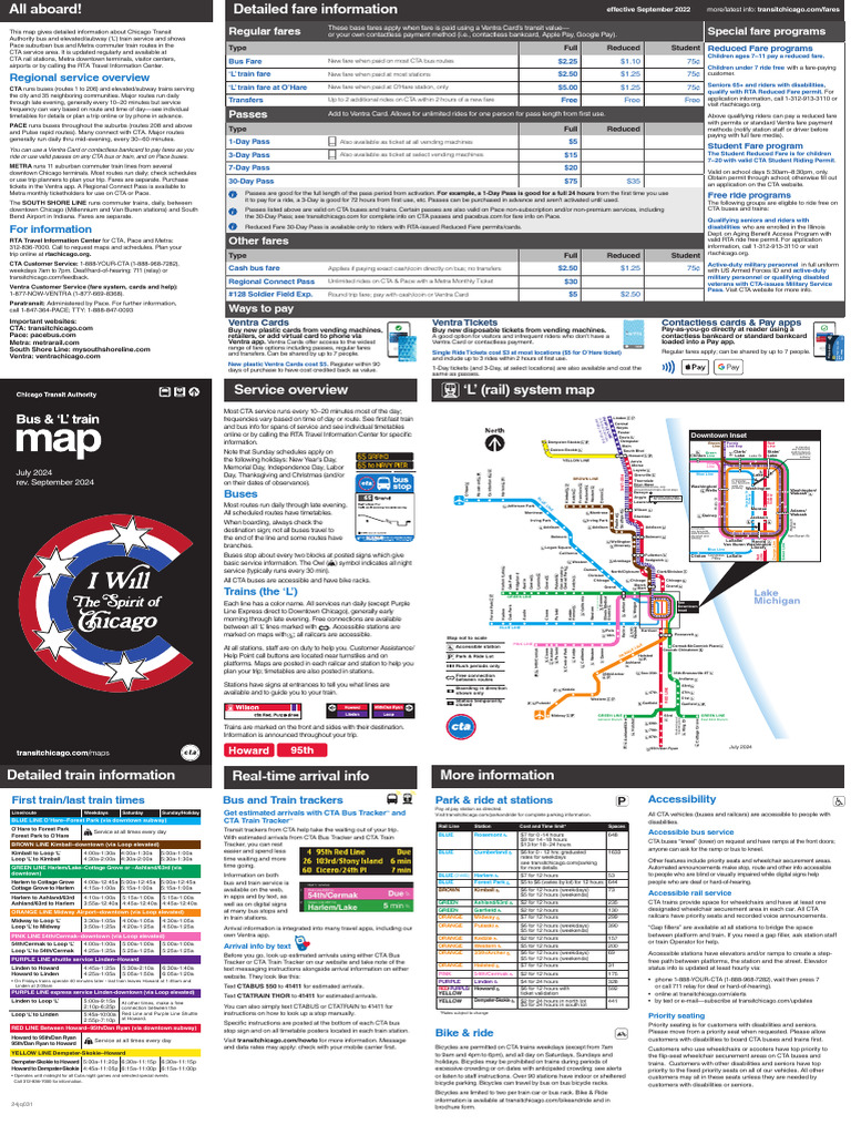 CTA Map System | PDF | Public Transport | Transport