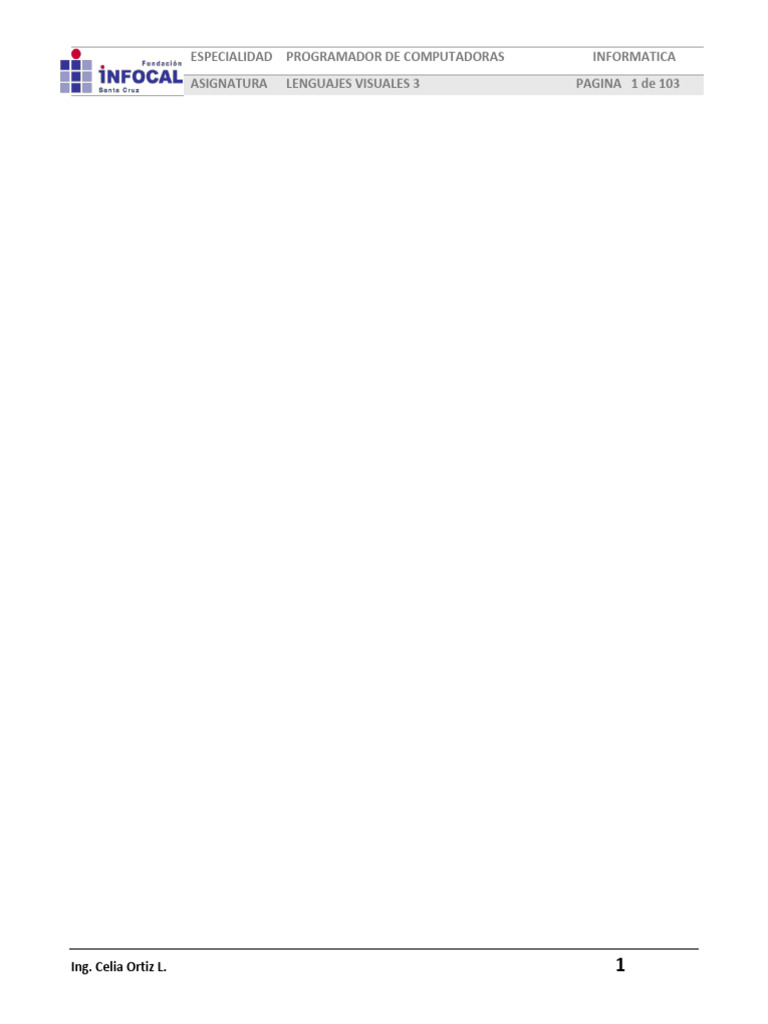 Manual de Lenguajes Visuales 33 | PDF | Active X Data Objects | Servidor SQL de Microsoft