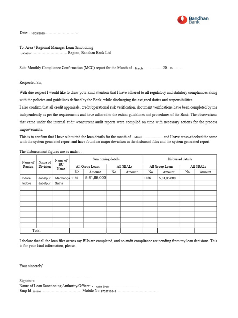 MCC Report - LSO and LSA | PDF | Business